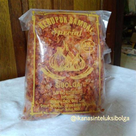 Jual 1 Kg Keripik Sibolga Kerupuk Sambal Special Cap Bawang Shopee