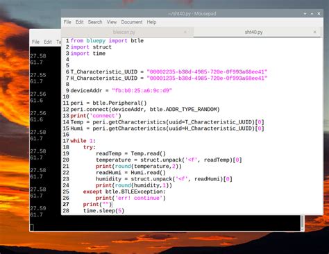 Smart gadget SHT4x を使って電子百葉箱を作る ⑤ ラズパイでセントラル Arduinoクックブック