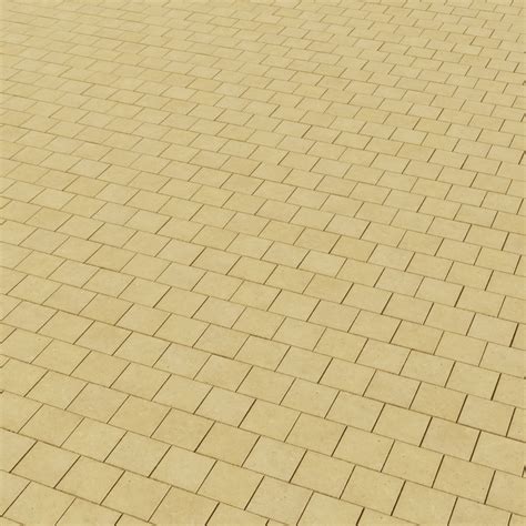 Square Running Paver Texture Yellow Poliigon