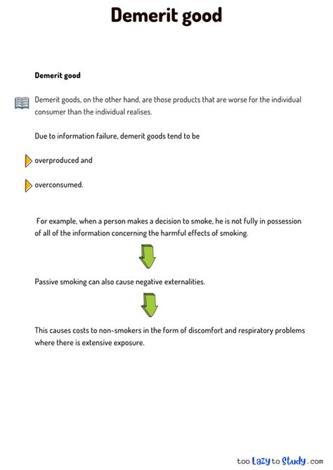 Demerit Good Economics Notes Explained With Diagrams