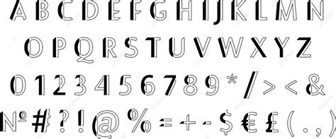 Geometric Linear Sans Serif Alphabet Set Sign Grotesk Bold Vector Sign Grotesk Bold Png And