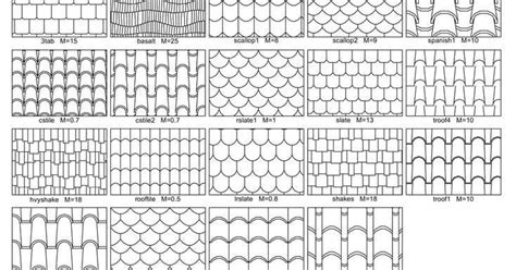 Штриховка металлочерепицы для Autocad