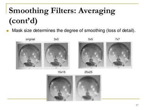 spatial filters digital image processing