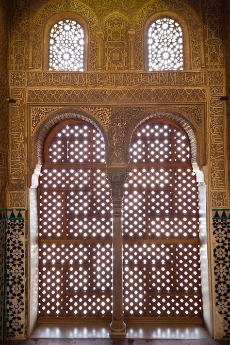 Moroccan Stained Glass Window Stock Image Image Of Historic Building
