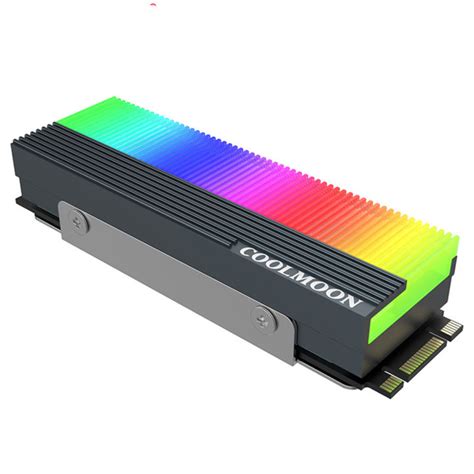 Coolmoon Cm M2a Argb Ssd Heatsink Cooler M2 2280 Solid State Hard Disk