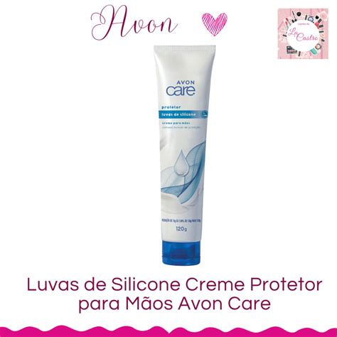 Avon Care Luvas de Silicone Creme Protetor para Mãos g Shopee Brasil