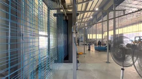 분체 도장 라인 Powder Coating Line 성심 철망기계 휀스 Youtube