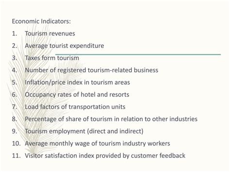 Tourism Impact Assessment Ppt