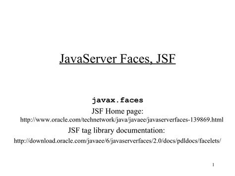 PDF IV1201 JavaServer Faces Context And Dependency Injection KTH