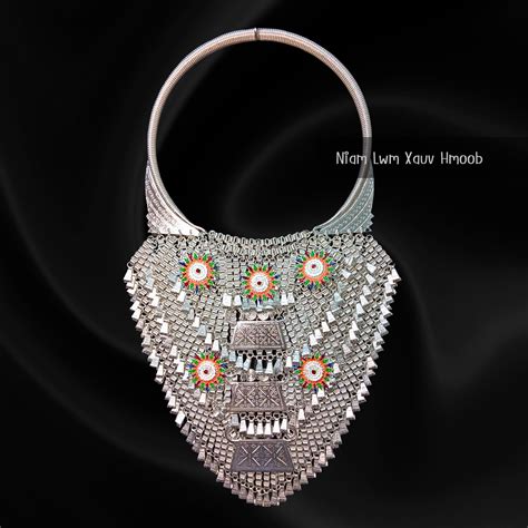 Hmong Silver Necklace Xauv Hmong Money 2 Hmong Jewelry Beautiful