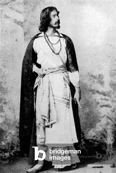 Rabindranath Tagore C 1880 90 B W Photo By Indian Photographer