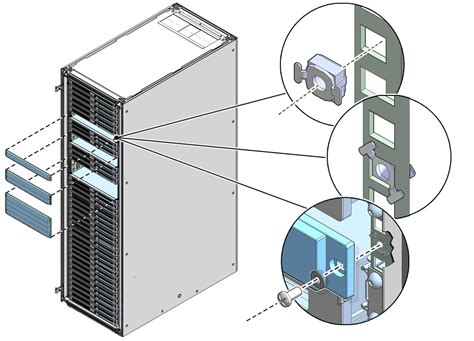 Remove A Filler Panel Sun Rack Ii Users Guide