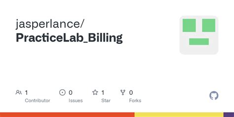 GitHub Jasperlance PracticeLab Billing