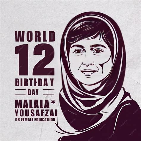 World Malala Day Social Media Poster Malala Yousafzai Malala Yousafzai