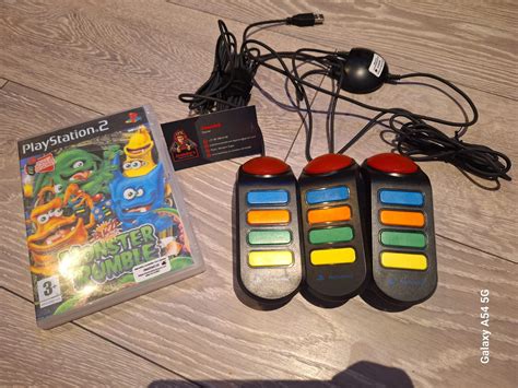 Ps2 Buzz Set Ps2 Buzz Controllers With Game Ps2 Accessories