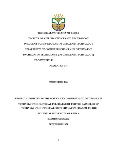 Kcse Computer Studies Project 2024 4513 Uzima Borehole System Documentation Studocu