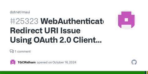 Webauthenticator Redirect Uri Issue Using Oauth 20 Client Ids · Issue