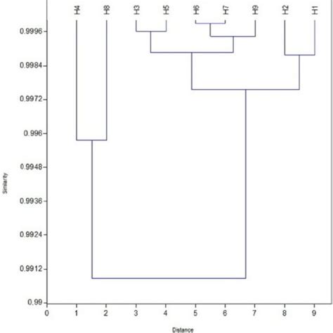 Dendrogram Of Components Correlations From Table 1 Of Nine Buckwheat Download Scientific