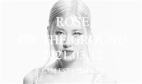 ROSÉ On The Ground M V TEASER 2 YouTube
