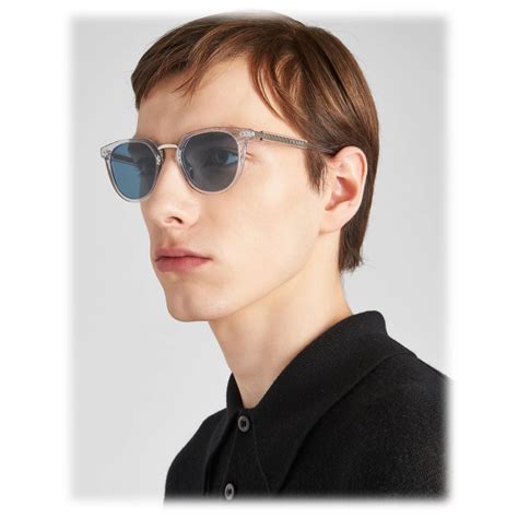 Prada Prada Eyewear Pantos Sunglasses Crystal Turquoise Prada