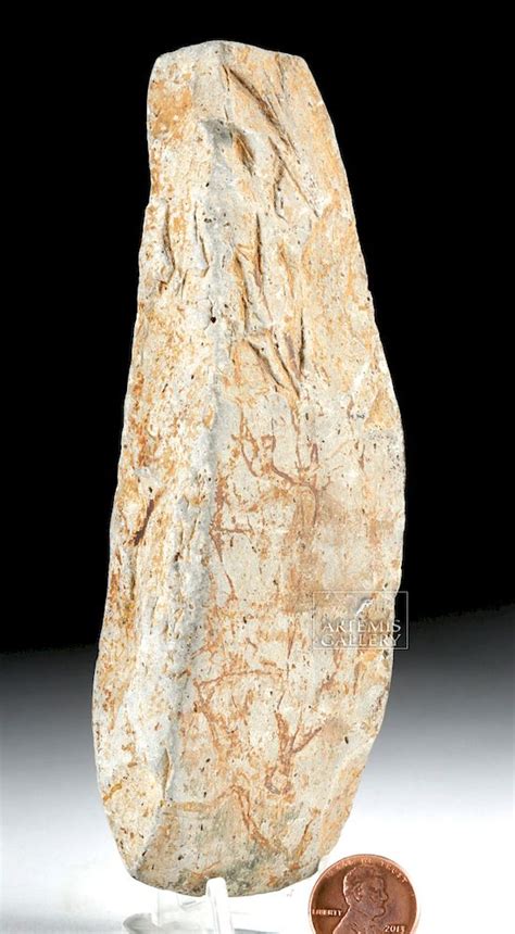 Rare Ancient Hawaiian Basalt Adze For Sale At Auction On 4th April