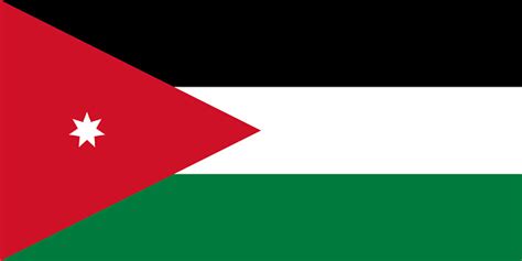 벡터 Hashemite 왕국 요르단의 깃발입니다 12 비율 요르단의 국기 요르단 국기에 대한 스톡 벡터 아트 및 기타 이미지
