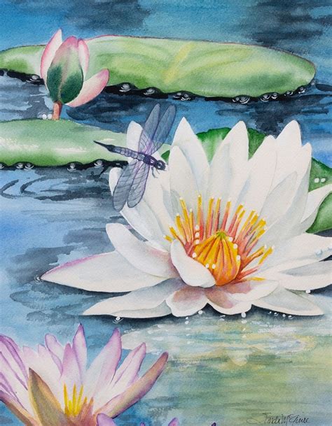 Pin By Marilyn Johnstone On Water Lilies Water Lilies Art Watercolor
