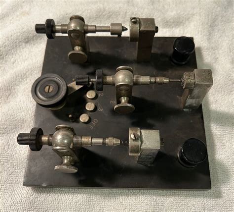 Very Rare Wwi Type S E 183 A Triple Crystal Radio Detector Circa 1917
