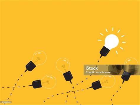 군중에서 눈에 띄는 다르게 생각 전구의 그래픽은 비즈니스 개념을 나타냅니다 새로운 아이디어 변화 트렌드 용기 창조적 인 솔루션 혁신과 독특한 방법 개념 개념에 대한 스톡