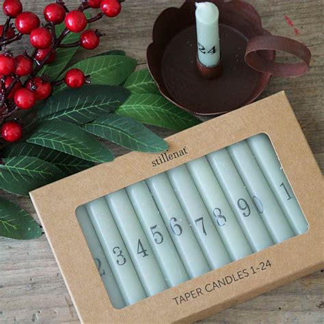 Set Of Advent Candles Dusky Pink Closet And Botts