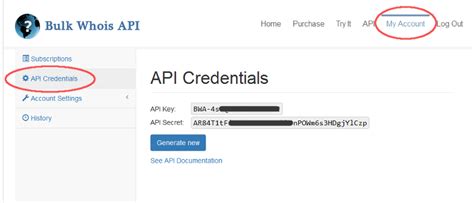 Bulk Whois API API Documentation