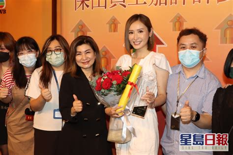 陳貝兒獲tvb頒發傑出員工獎 加人工其次最重要有更多工作機會 星島日報