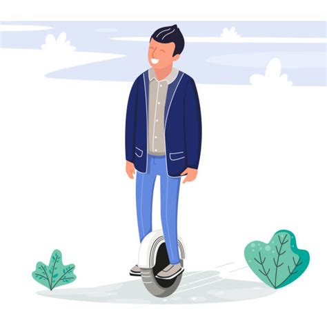 Electric Unicycle Vectoriels Et Illustrations Libres De Droits Istock