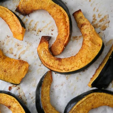 Roasted Acorn Squash Slices Chef Lindsey Farr