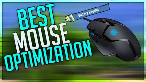 The Best Mouse Optimization Guide For The Best Aim In Fortnite Youtube