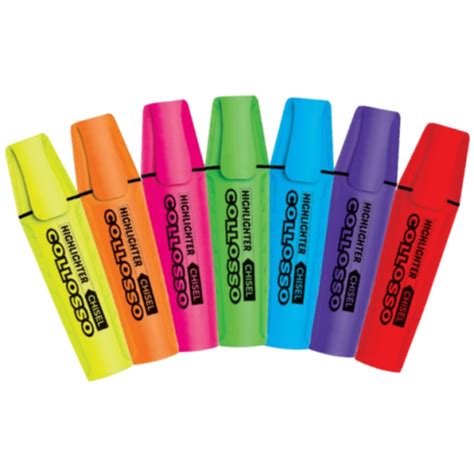 COLLOSSO Highlighters Arena Stationery Supplies
