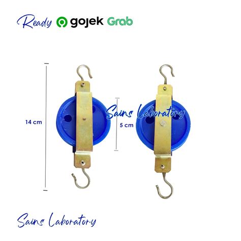 Jual Katrol Roda Katrol Praktikum Fisika Roda Katrol Bergerak Tetap Alat Lab Roda Original