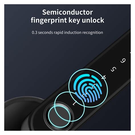 Super Security Fingerprint Door Lock Smart Keyless Entry Biometric