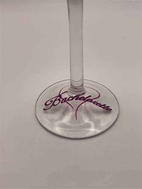 Bachelorette Wine Glass Cupofmood