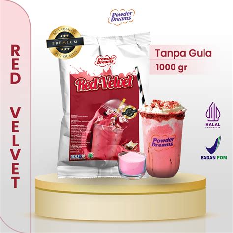 Jual Bubuk Minuman Rasa Red Velvet Varian PREMIUM Kemasan 1KG POWDER