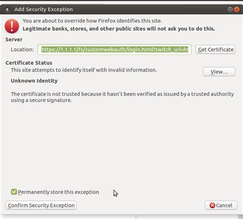 Ssl Firefox Doesn T Remember Self Signed Certificate Super User