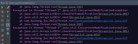 利用CopyOnWriteArrayList解决并发修改异常问题 npe 博客园