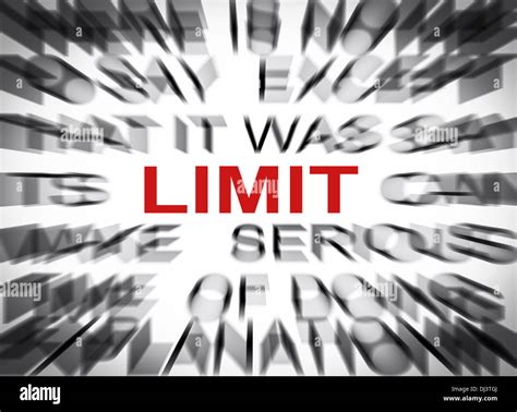 Definition Of Limit Hi Res Stock Photography And Images Alamy