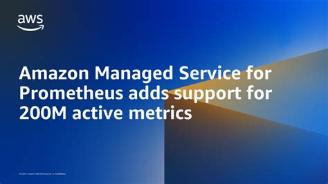Amazon Managed Service For Prometheus Aws Cloud Operations