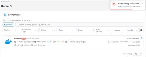 Environment Unreachable After Portainer Upgrade Issue Portainer Portainer GitHub