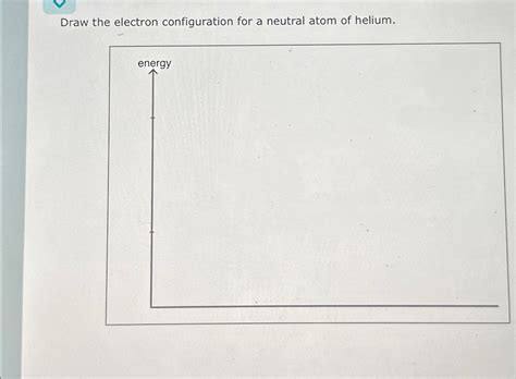 Solved Draw The Electron Configuration For A Neutral Atom Of