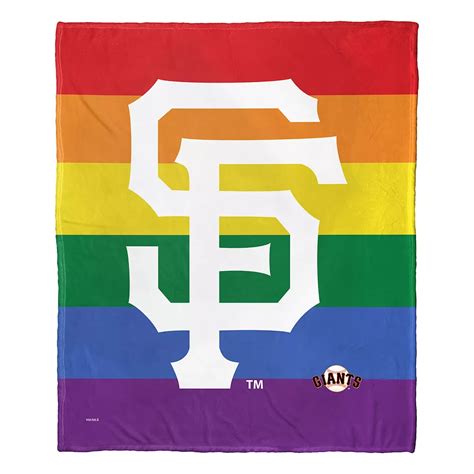 Mlb New York Giants Pride Series Silk Touch Throw Blanket
