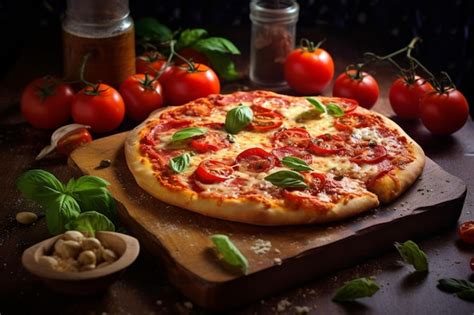 Premium Photo Homemade Pizza Food Graphy Recipe Idea