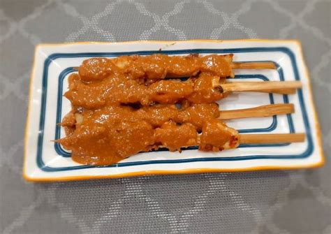 Resep 606 Sate Ayam Bumbu Kacang Oleh Tehitaa Cookpad