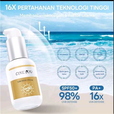 Jual Onlyou Sunscreen Spf 50 Pa Only You Sunscreen Shopee Indonesia